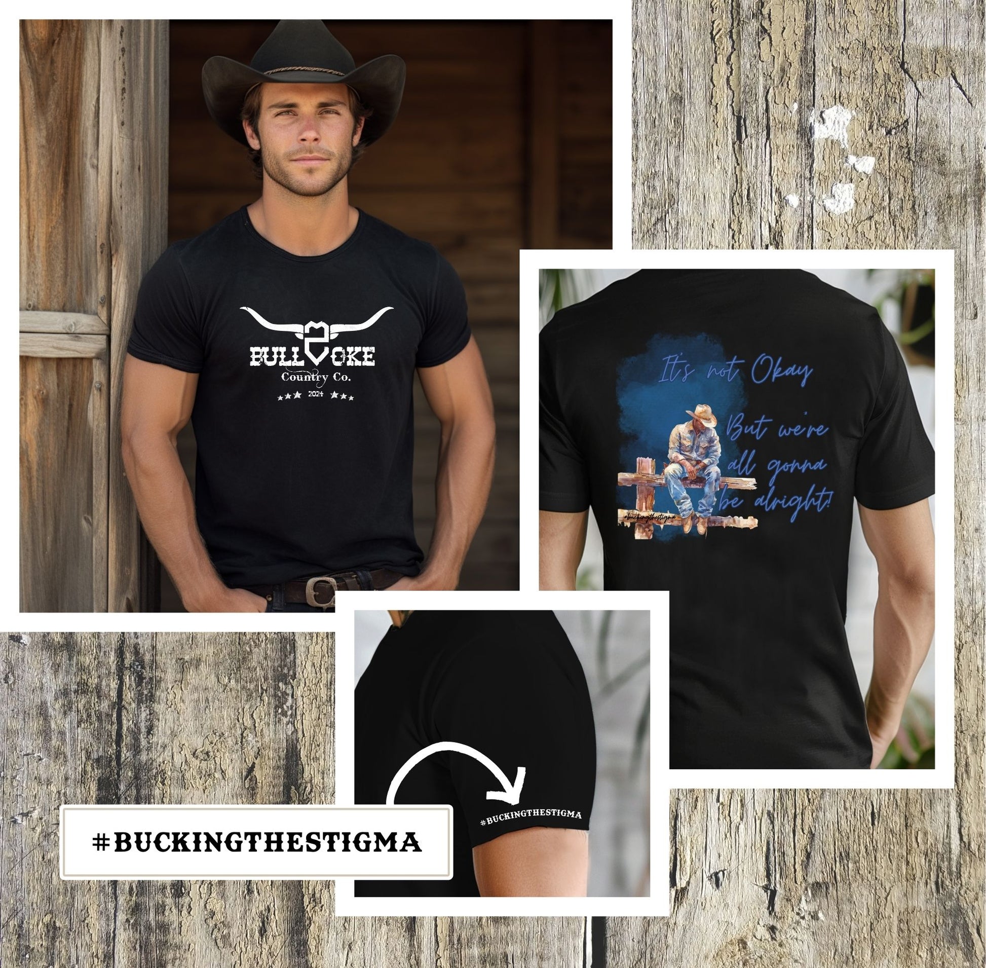 It's not Okay - Cowboy Tee – Bulloke Country Co.